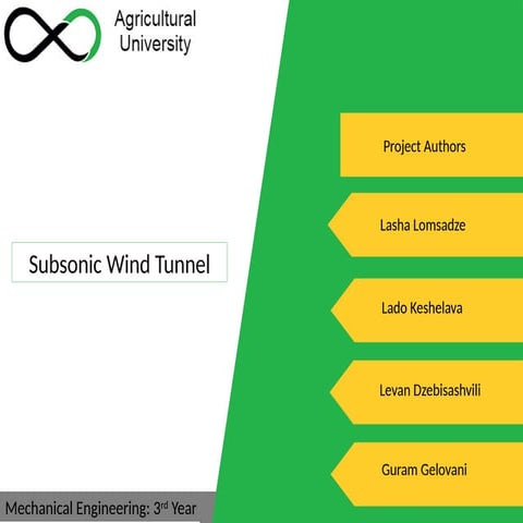 Types of Wind tunnels | PPTX