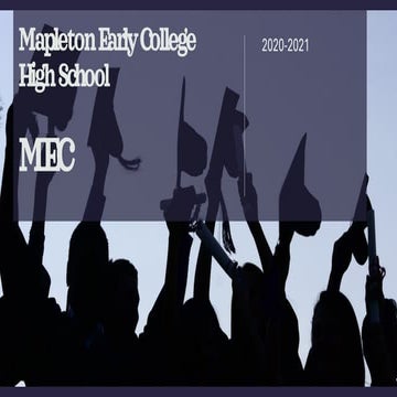 Mapleton Early College – Highway to High School | PPT