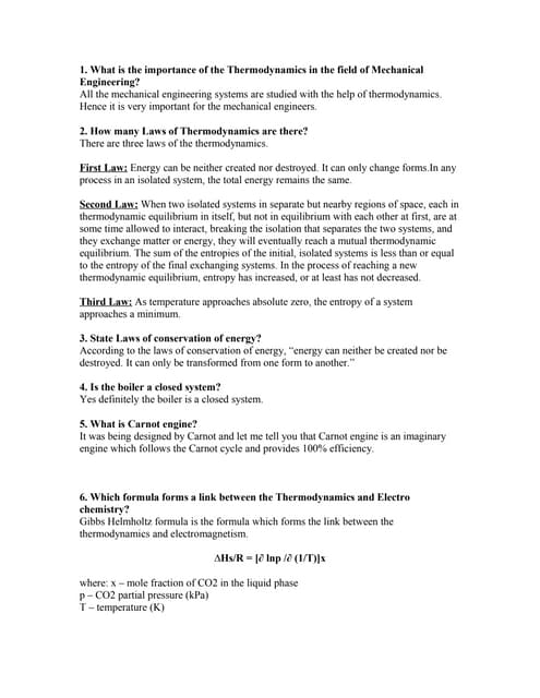 25 best mechanical engineering interview questions and answers pdf free ...