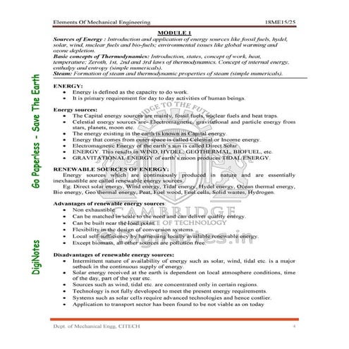 Sources of Energy | PDF