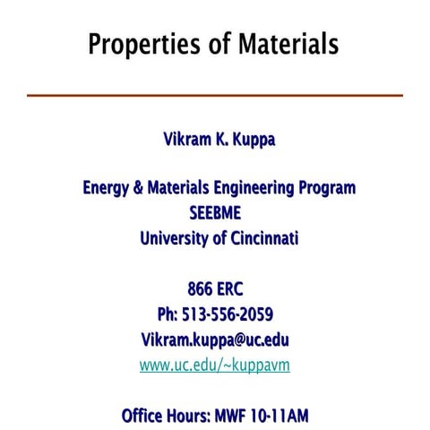 Energy & material engineering program VK | PPT