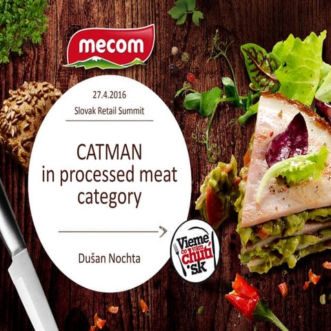 CATMAN in processed meat category (FMCG) | PDF
