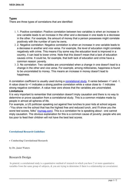 Correlational Research | PPT | Science