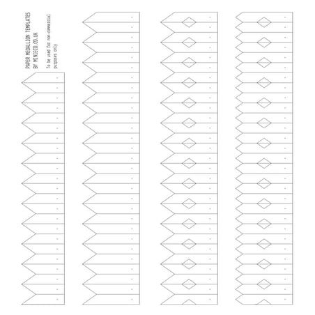 Medaillon paper medallion-templates | PDF