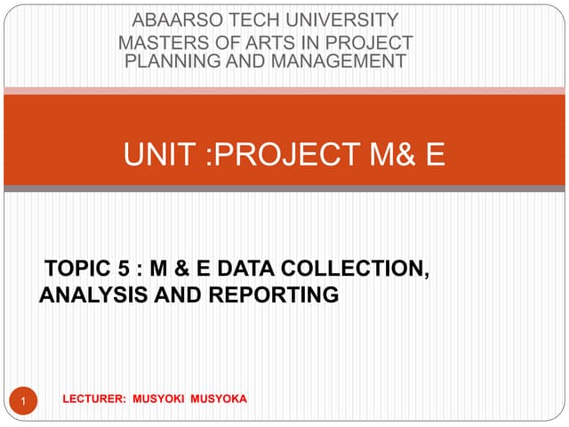Chapter 2 Indicators and M & E Frameworks.pptx