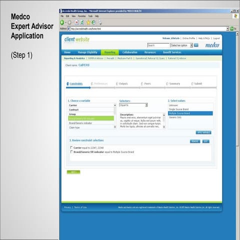 Medco projects | PPT