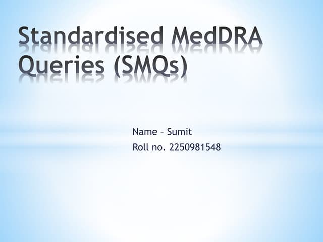 MedDRA | PPTX
