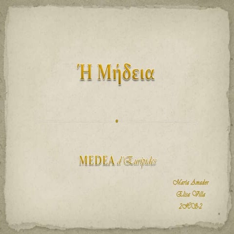 Medea (3) | PPTX