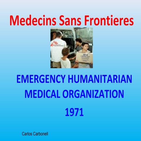 Medecins sans frontieres | PPT