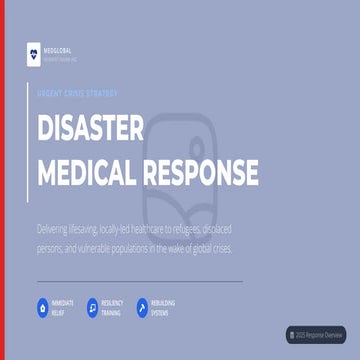 Delivering Life-Saving Disaster Medical Response Worldwide | PDF
