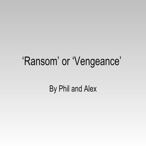 Ransom | PPT