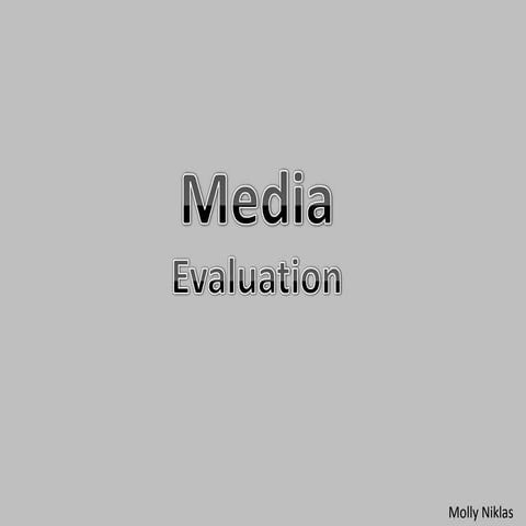 Media Evaluation | PPT