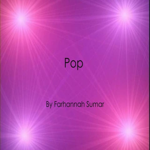Pop music history | PPTX