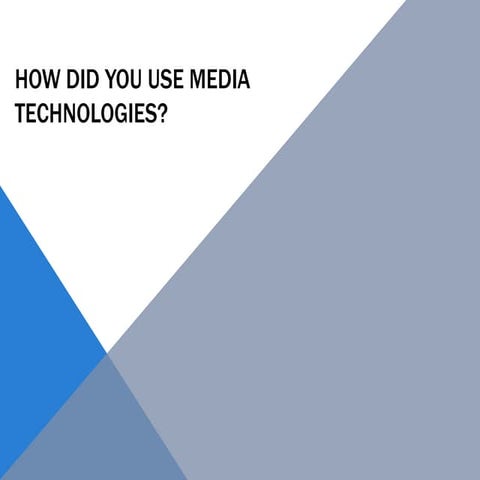 Media Evalution | PPT
