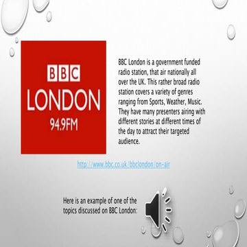 Local radio stations. | PPTX