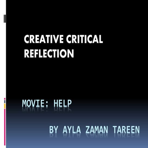 AS FOUNDATION PORTFOLIO FOR CIE( CREATIVE CRITICAL REFLECTION) + HELP | PPT