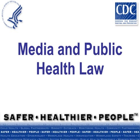 Media and Public Health Law | PPT