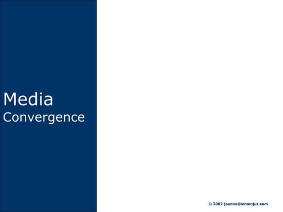 media convergence | PPT