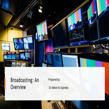 MEDIA100_Introduction to Broadcasting_Week 6 Lecture.pptx