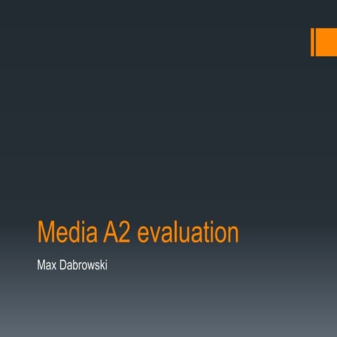 A2 evaluation.presentation 1. | PPTX