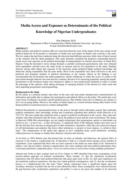 Media Priming Theory | PPTX | Science