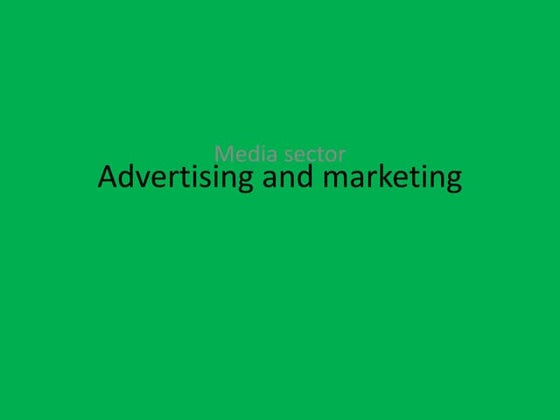 Advertising and marketing by irene | PPT