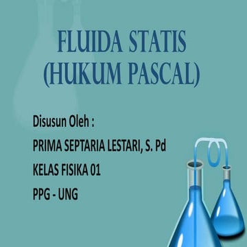 Media Ajar (Fluida Statis - Hukum Pascal) - PRIMA SEPTARIA LESTARI, S ...