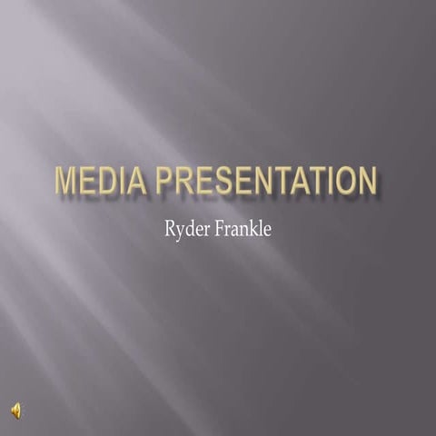 Media a level powerpoint presentation[1] | PPT
