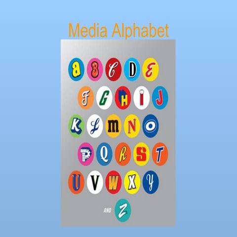 Media Alphabet | PPT