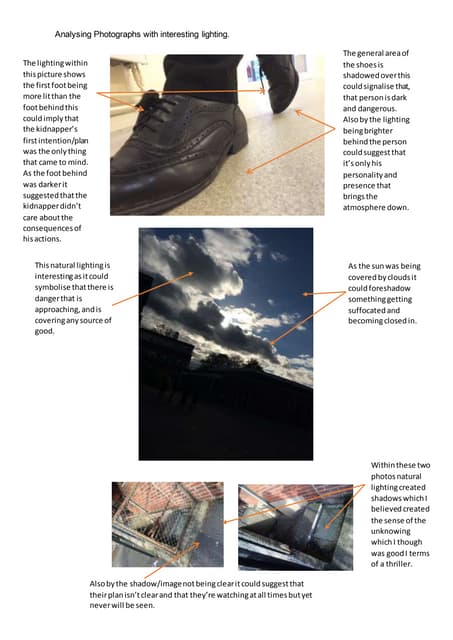 Different shots used | DOCX