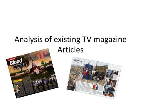 Magazine Contents page textual analysis media studies | PPT