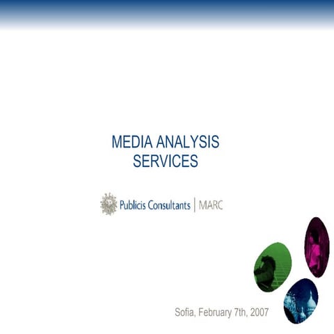Media Analysis Services Pcmarc | PPT
