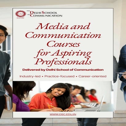 Media and Communication Courses for Aspiring Professionals Delivered by ...