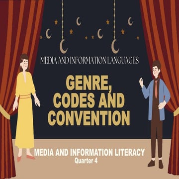 Media and Information Languages - Genre, Codes and Conventions | PDF