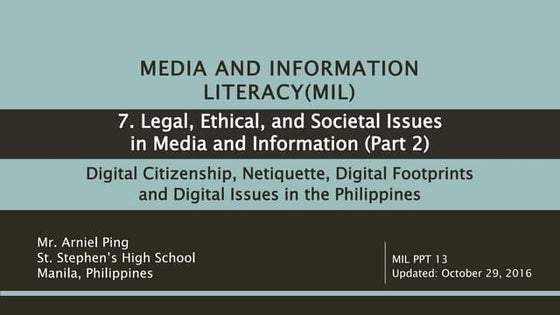 Media and Information Sources | PPT
