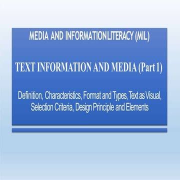 Text Information and Media.pptx