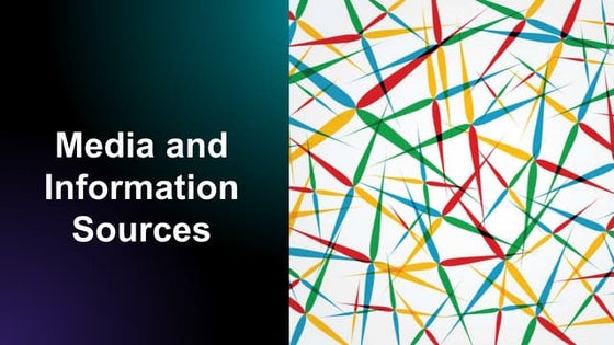 Media and Information Sources | PPTX