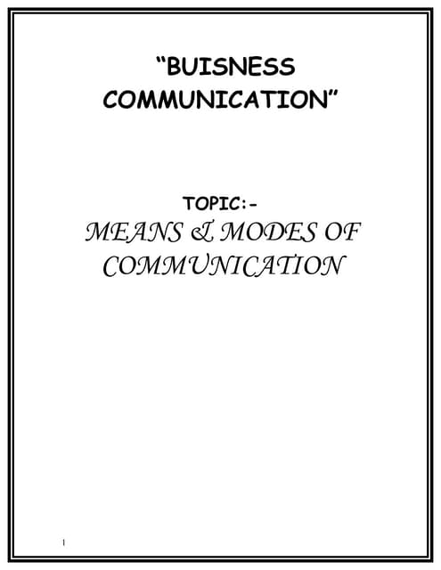 Traditional Methods of Communication | PPTX