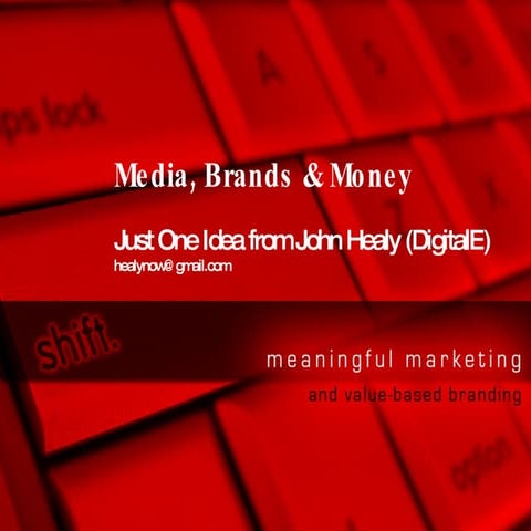 Media And Money | PPT
