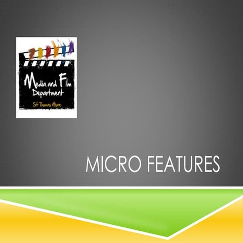 Micro Features Lesson | PPTX
