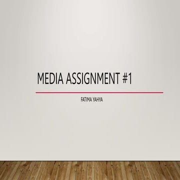 Media Assignment.ppt