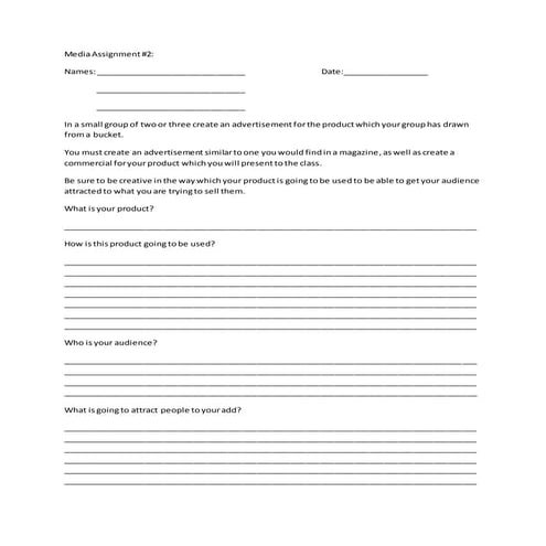 Media assignment #2 | DOCX