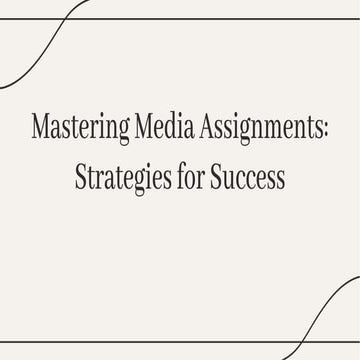 Media Assignment Help - my assignments pro | PDF