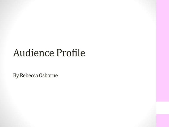 Target audiance | PPT