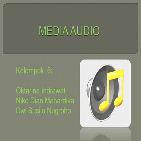 MEDIA AUDIO | PPTX