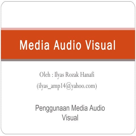 Media audio visual | PPT