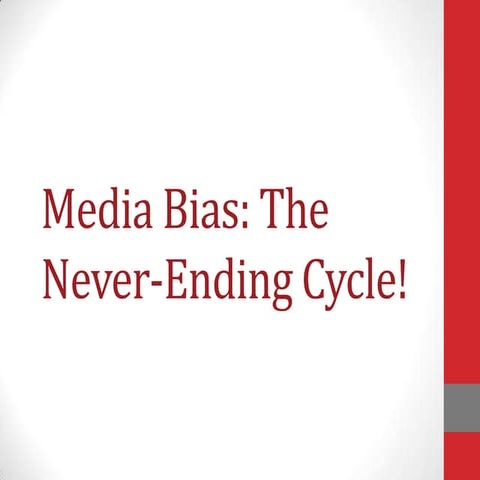 Accuracy in Media: Media Bias | PPTX