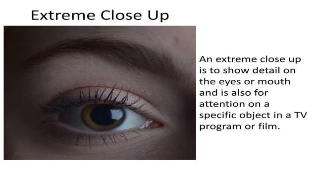 Extreme Close Up Camera Angle