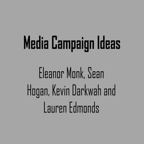 Social action campaign ideas | PPTX