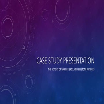 Media Case Studies Presentation | PPTX